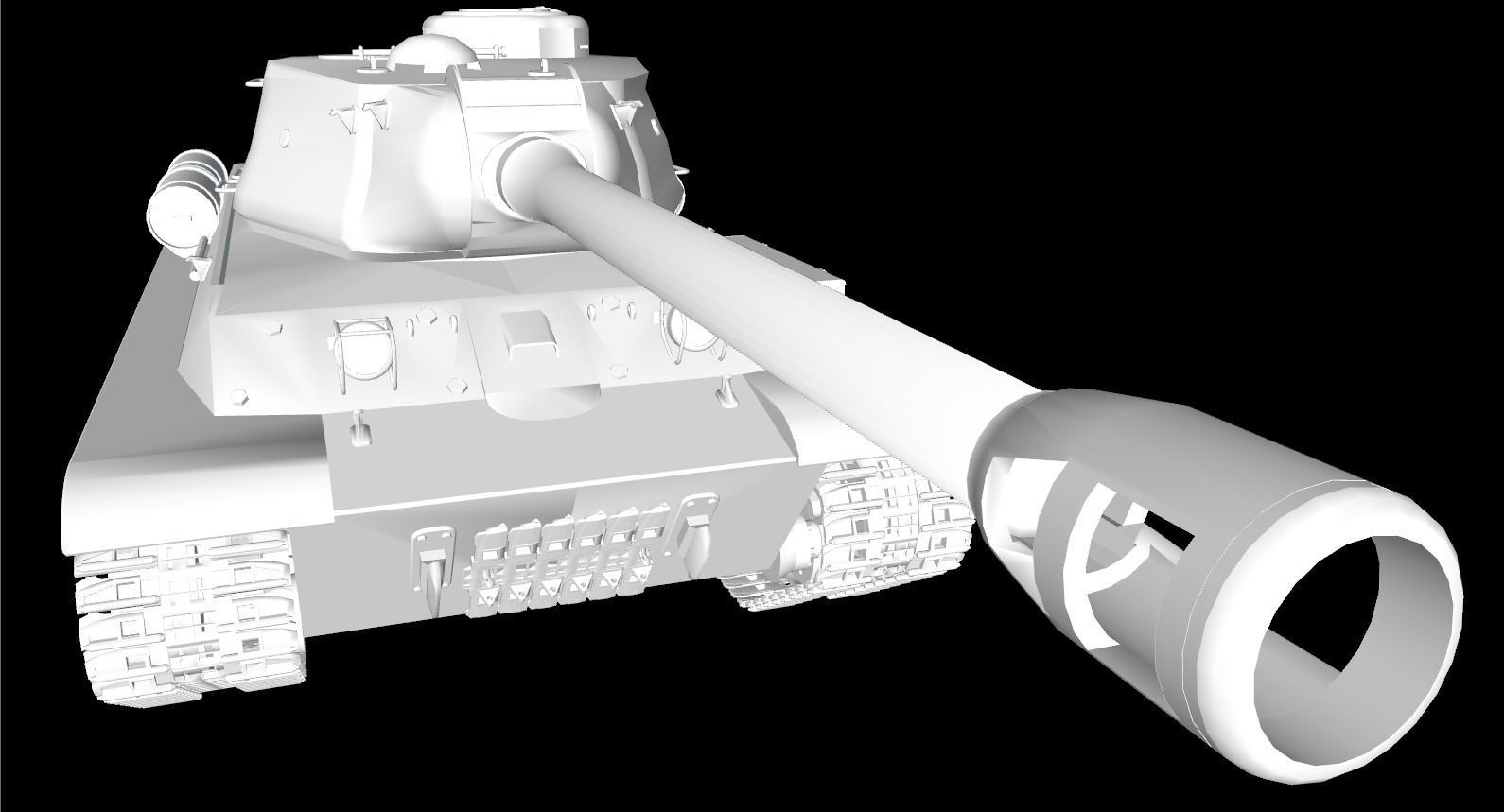 Tanque IS2 3D model | CGTrader
