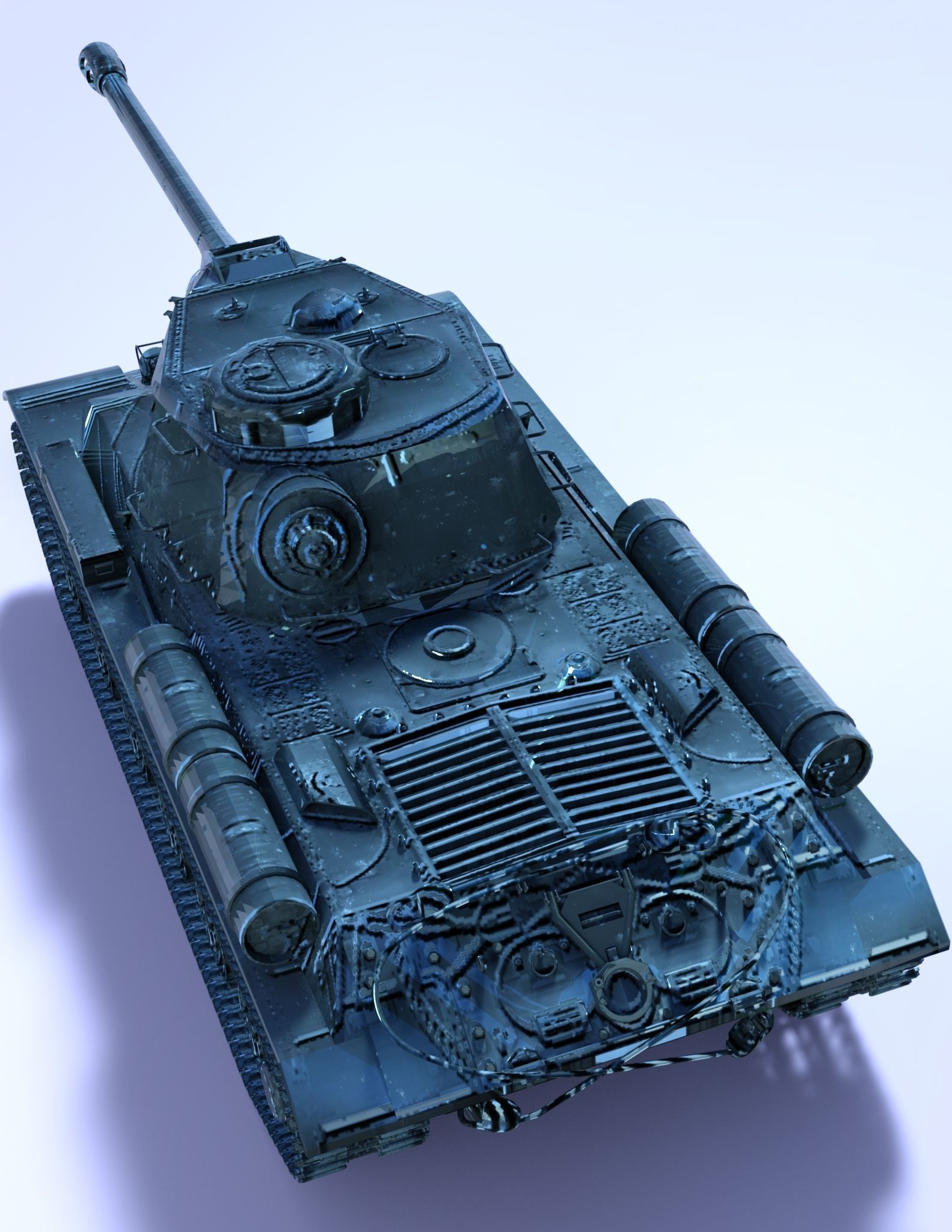 Tanque IS2 3D model | CGTrader