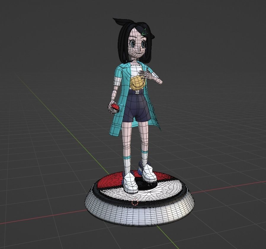 Liko - Pokemon 3D model rigged | CGTrader