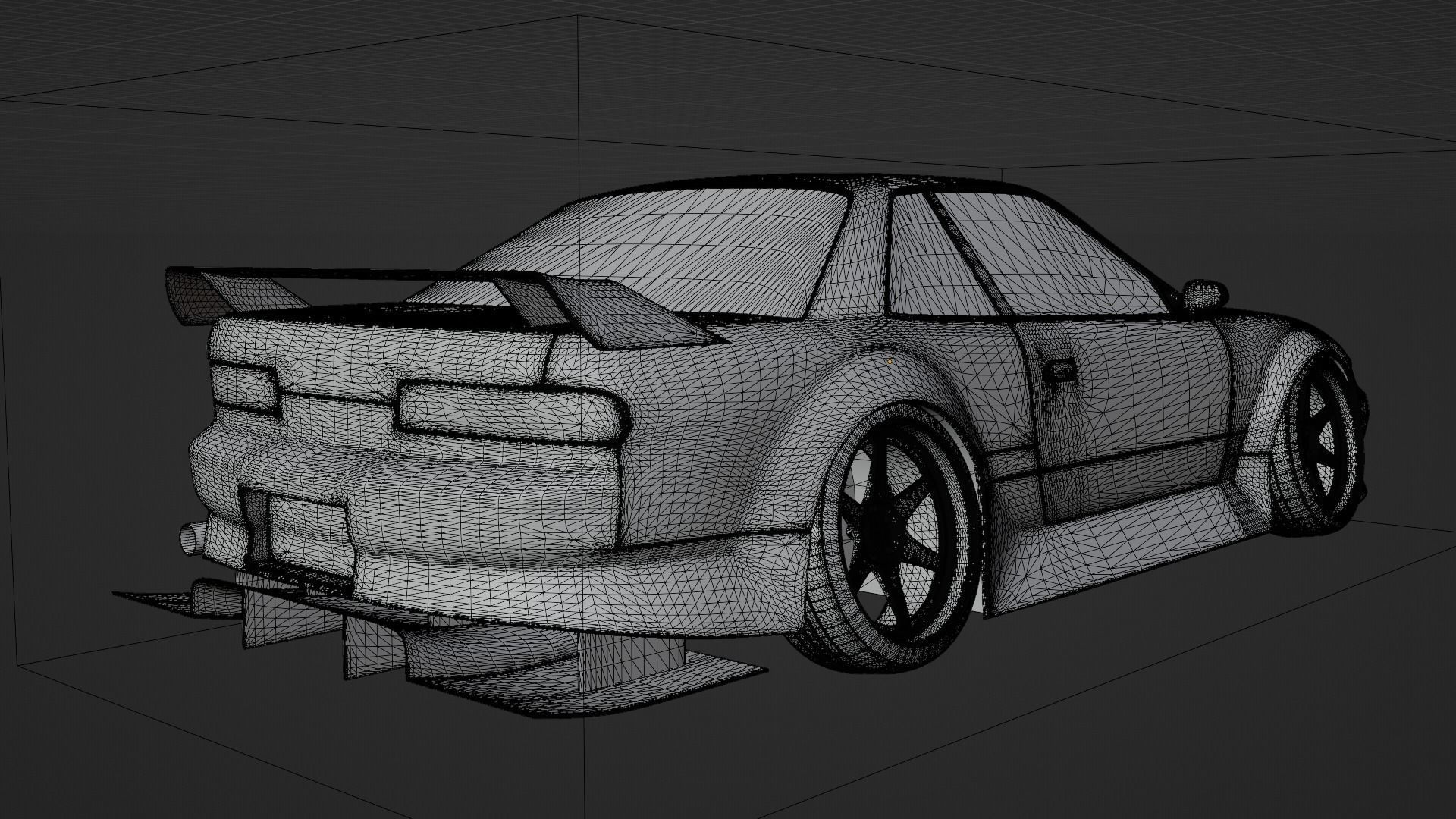 Nissan Silvia S13 Widebody 3D model | CGTrader