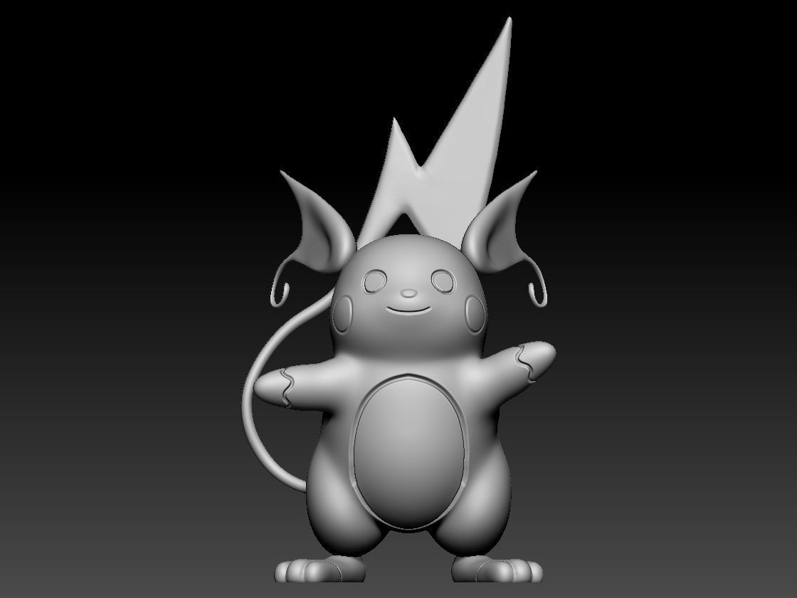 Raichu 3D model 3D printable | CGTrader