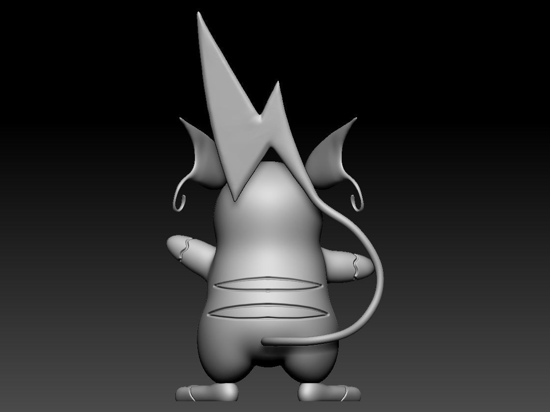 Pikachu entire evolution line 3D model 3D printable | CGTrader