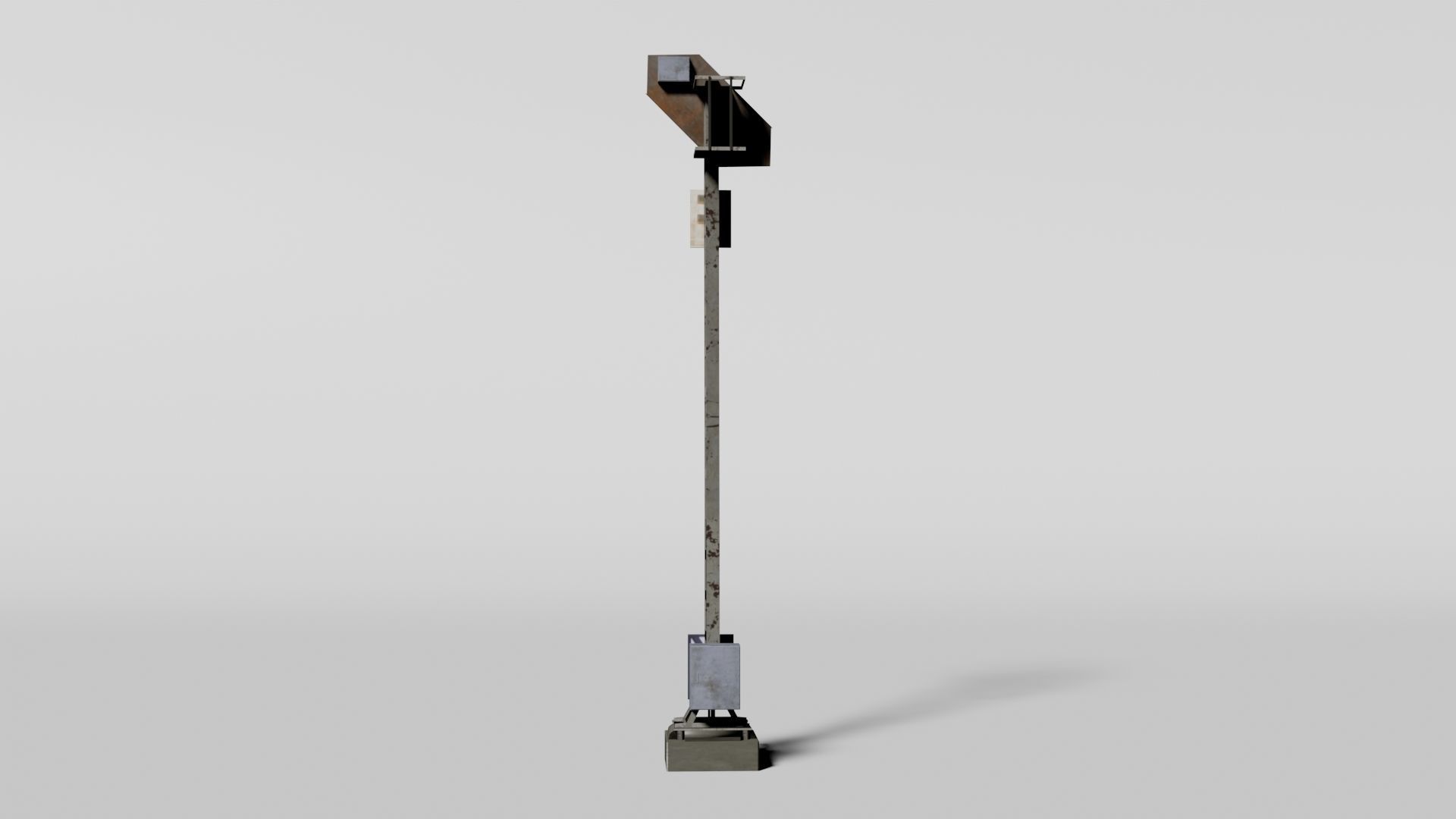 3D model Trackside distant signal VR / AR / low-poly | CGTrader