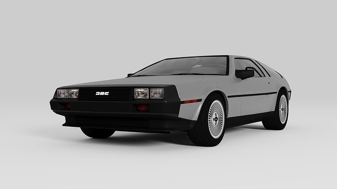 DeLorean DMC-12 V8 3D model | CGTrader