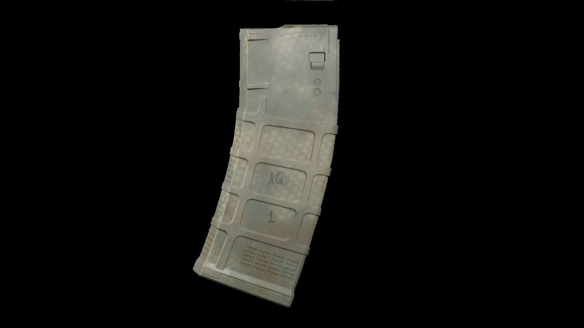 Magpul PMAG Gen M3 8x painted mags free VR / AR / low-poly 3D model ...