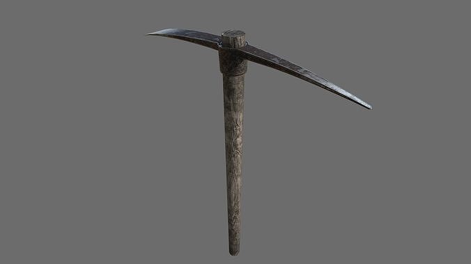 3D model Pickaxe VR / AR / low-poly | CGTrader
