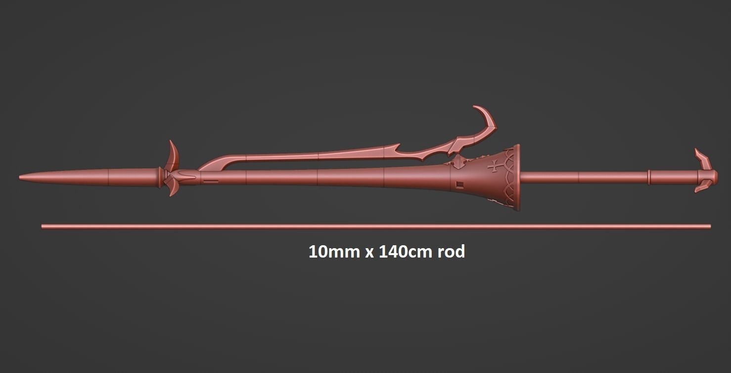 Trap of Argalia - Astolfo Weapon Fate Grand Order 3D Print Ready 3D ...