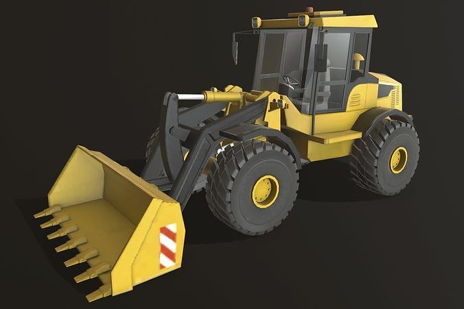3D model Wheel Loader VR / AR / low-poly | CGTrader