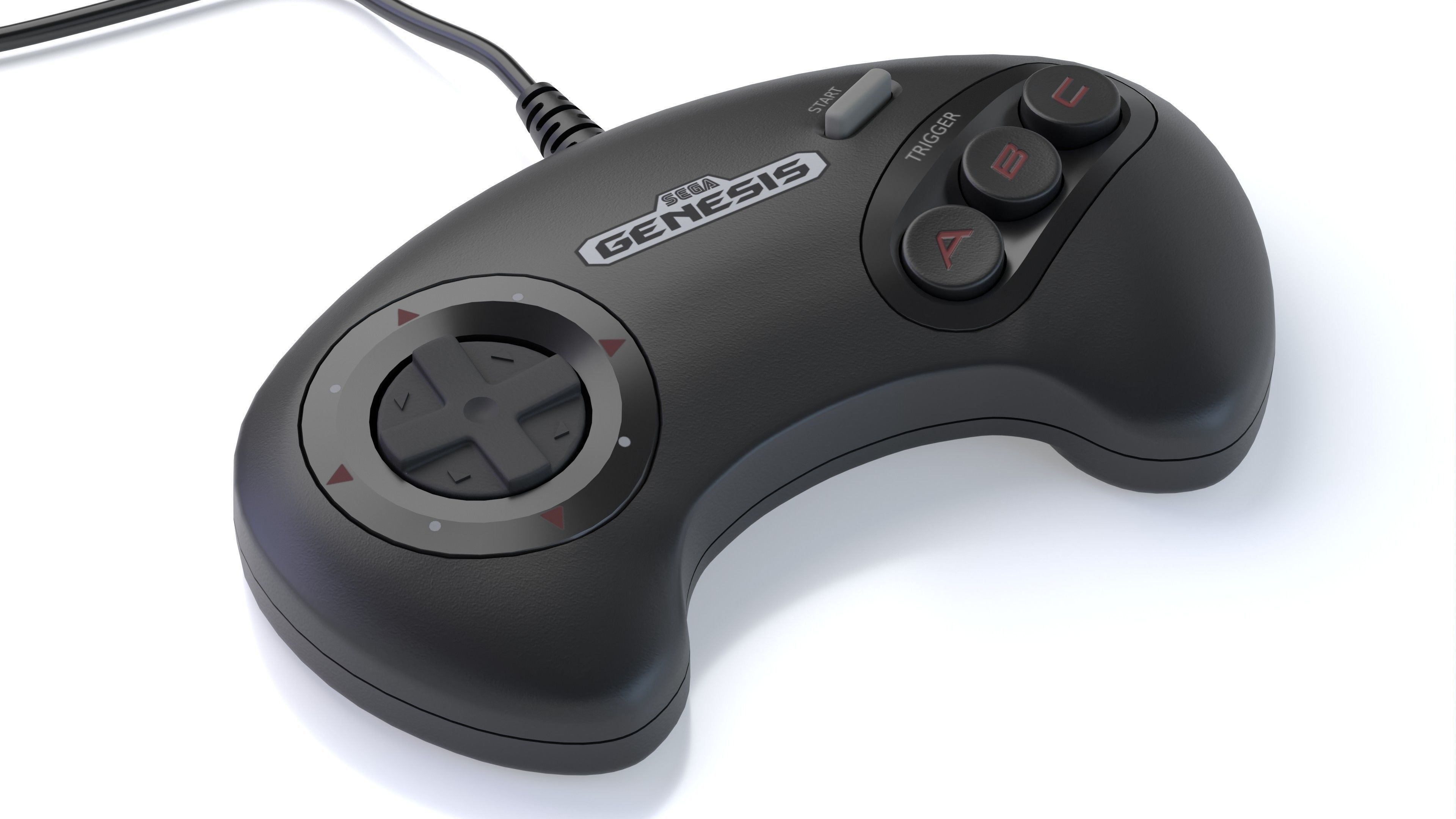 3D model Sega Mega Drive Genesis VR / AR / low-poly | CGTrader