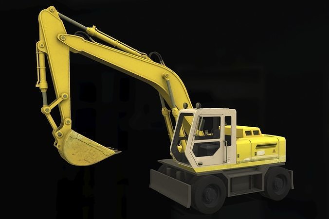 3D model Excavator JCB VR / AR / low-poly | CGTrader