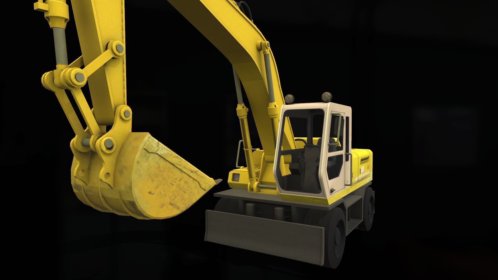 3D model Excavator JCB VR / AR / low-poly | CGTrader