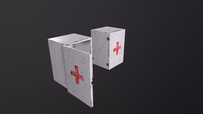 3D model Hospital Box 3D Model VR / AR / low-poly | CGTrader