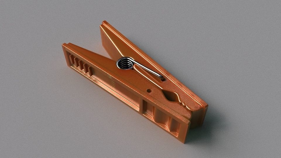 Cloth Peg 3D model | CGTrader