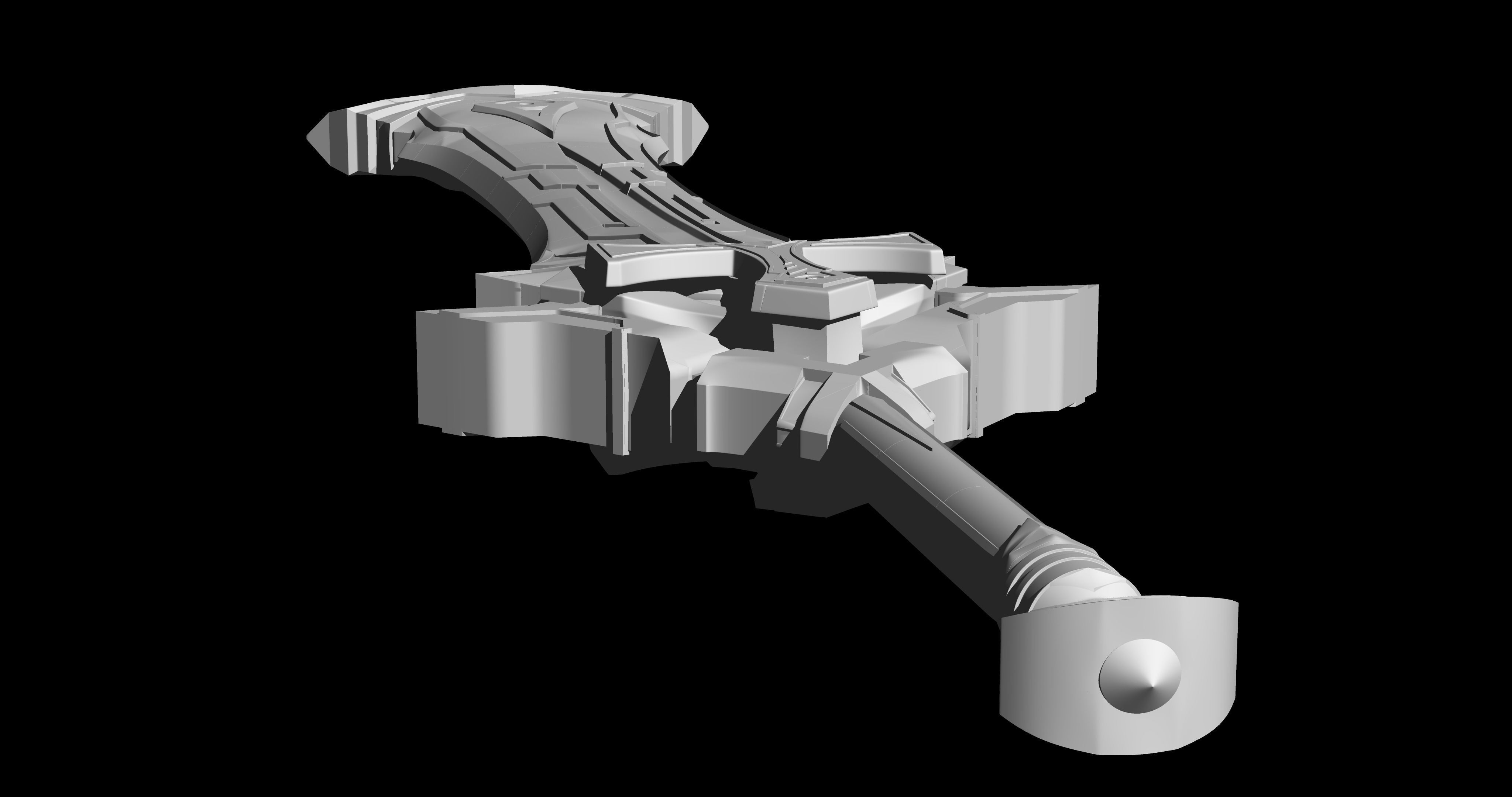 Genshin impact Claymore Dehya Beacon of the Reed Sea 3D model 3D ...