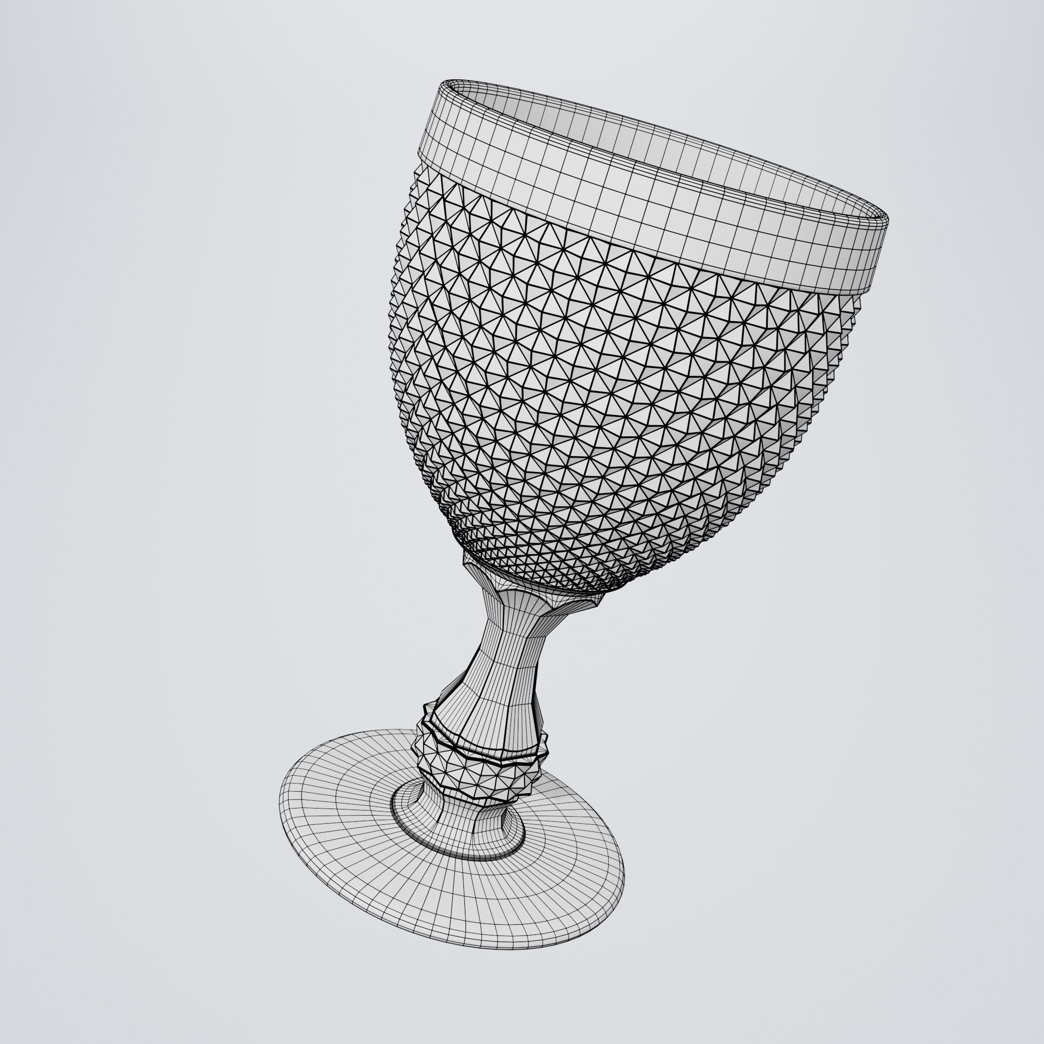 Diamond Goblet 3D model | CGTrader