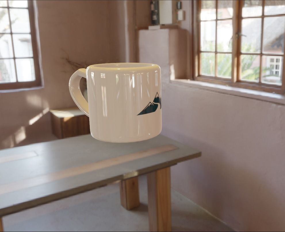 Wide Cup 3D model | CGTrader