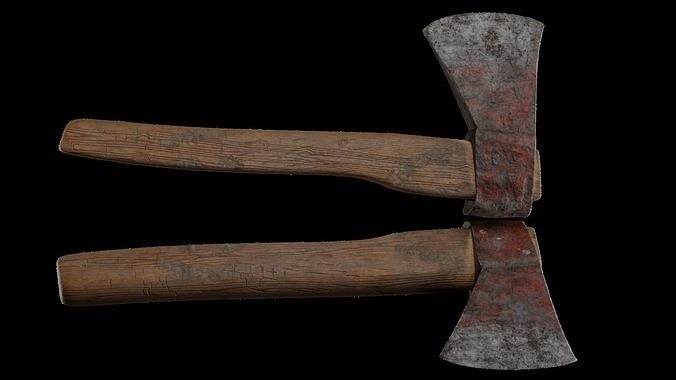 3D model old rustic axe VR / AR / low-poly | CGTrader