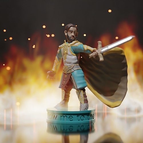 Xenk Yendar Miniature 3D model 3D printable | CGTrader