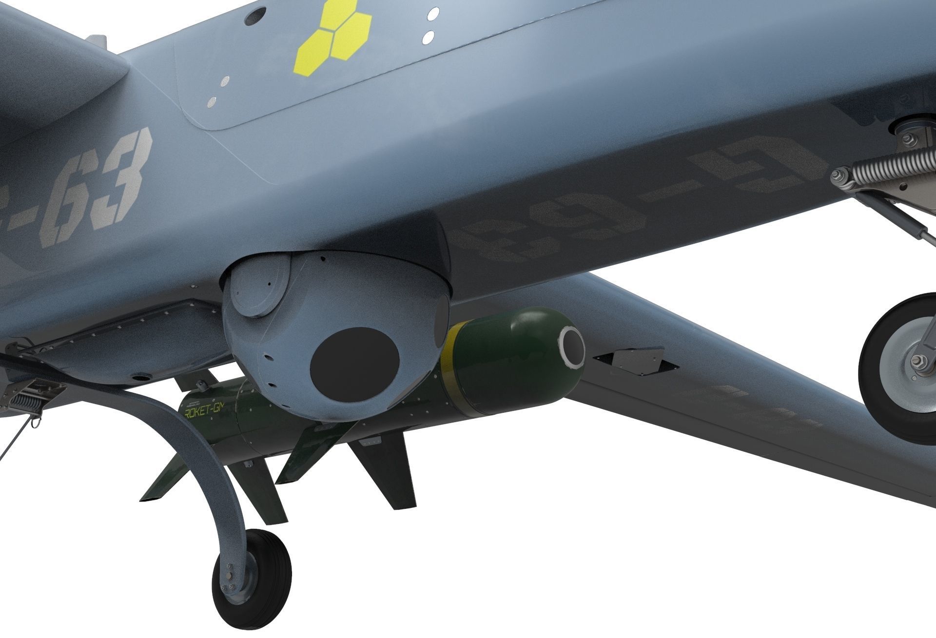 UAV military aircraft drone 3D model | CGTrader