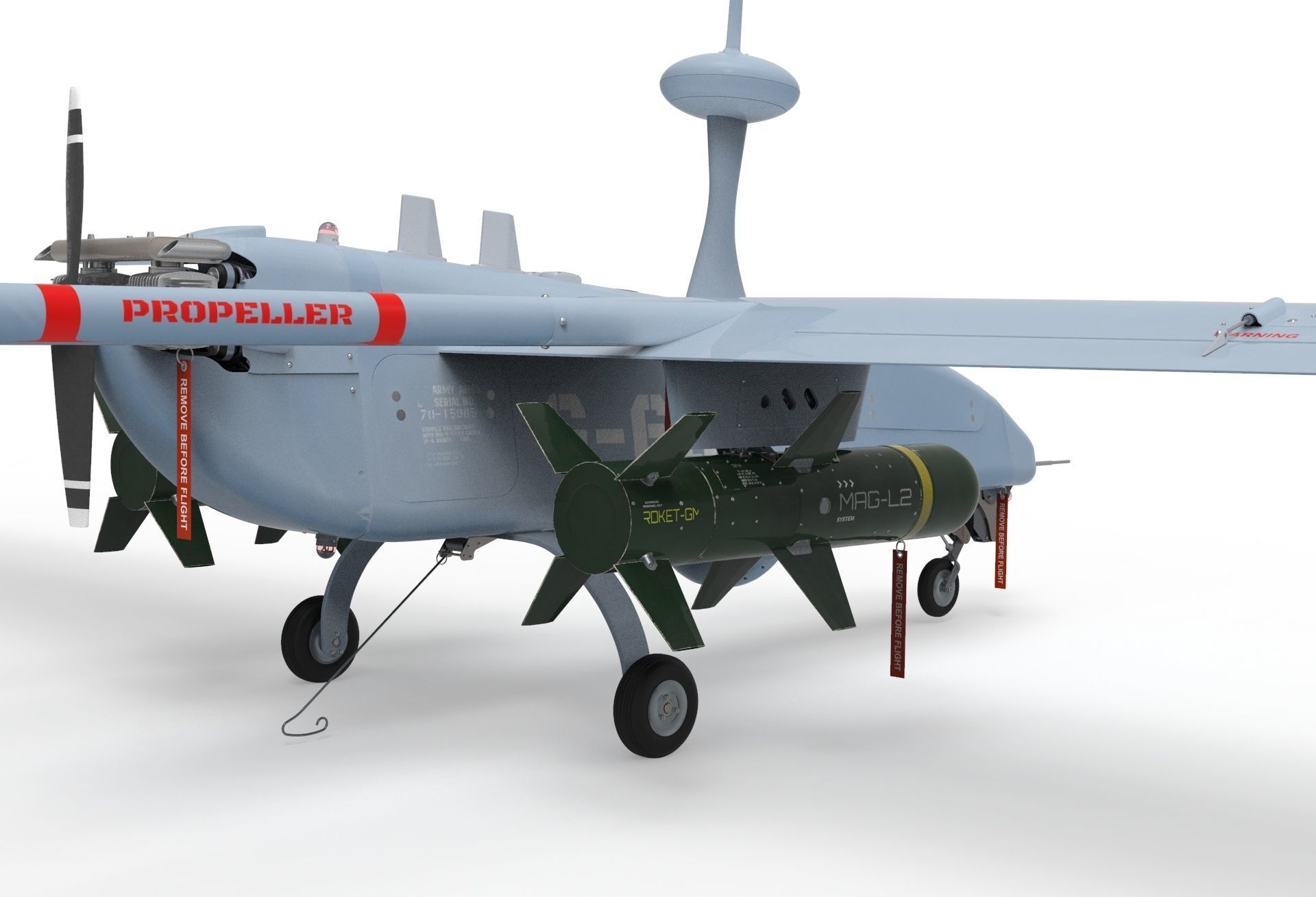 UAV military aircraft drone 3D model | CGTrader