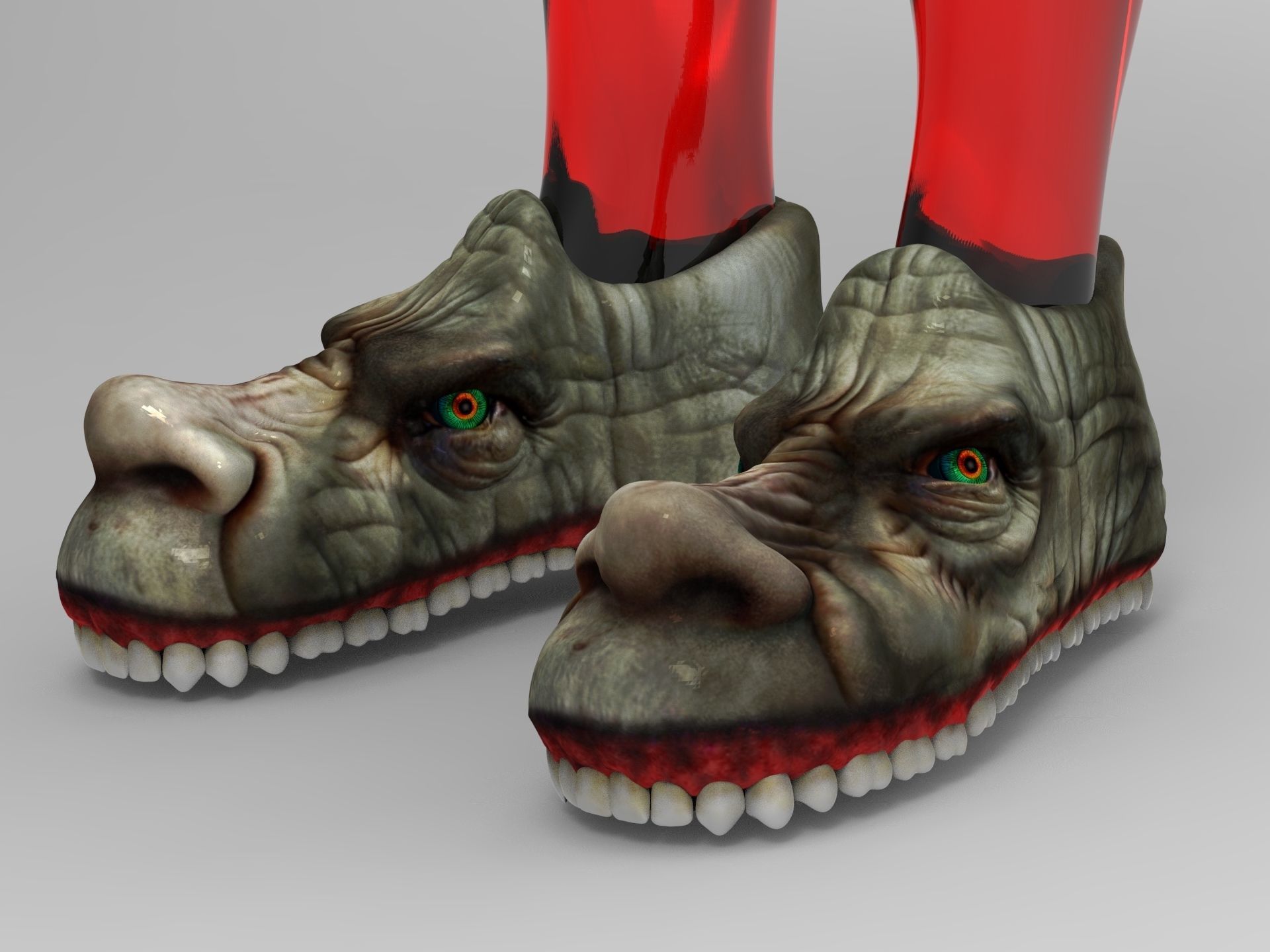 3D model MONSTER SHOE VR / AR / low-poly | CGTrader