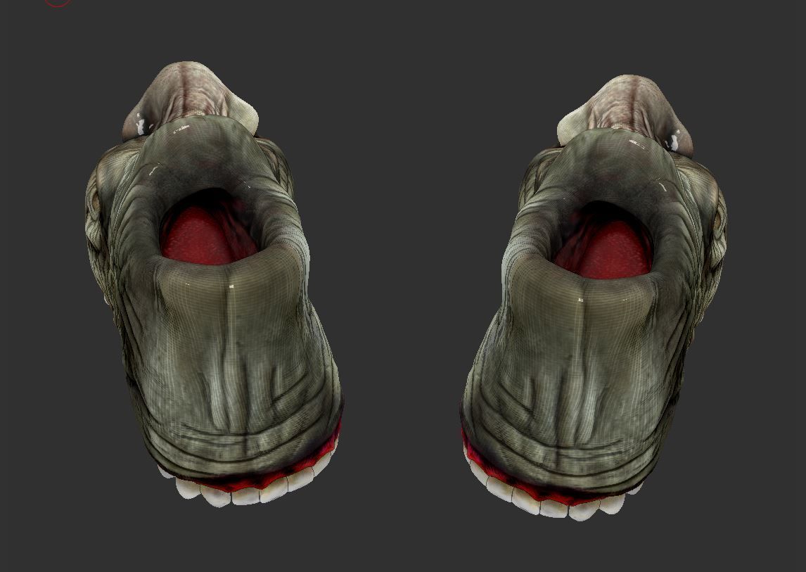 3D model MONSTER SHOE VR / AR / low-poly | CGTrader