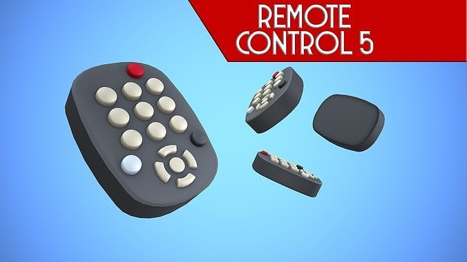 3D model REMOTE CONTROL 05 CARTOON STYLIZED VR / AR / low-poly | CGTrader