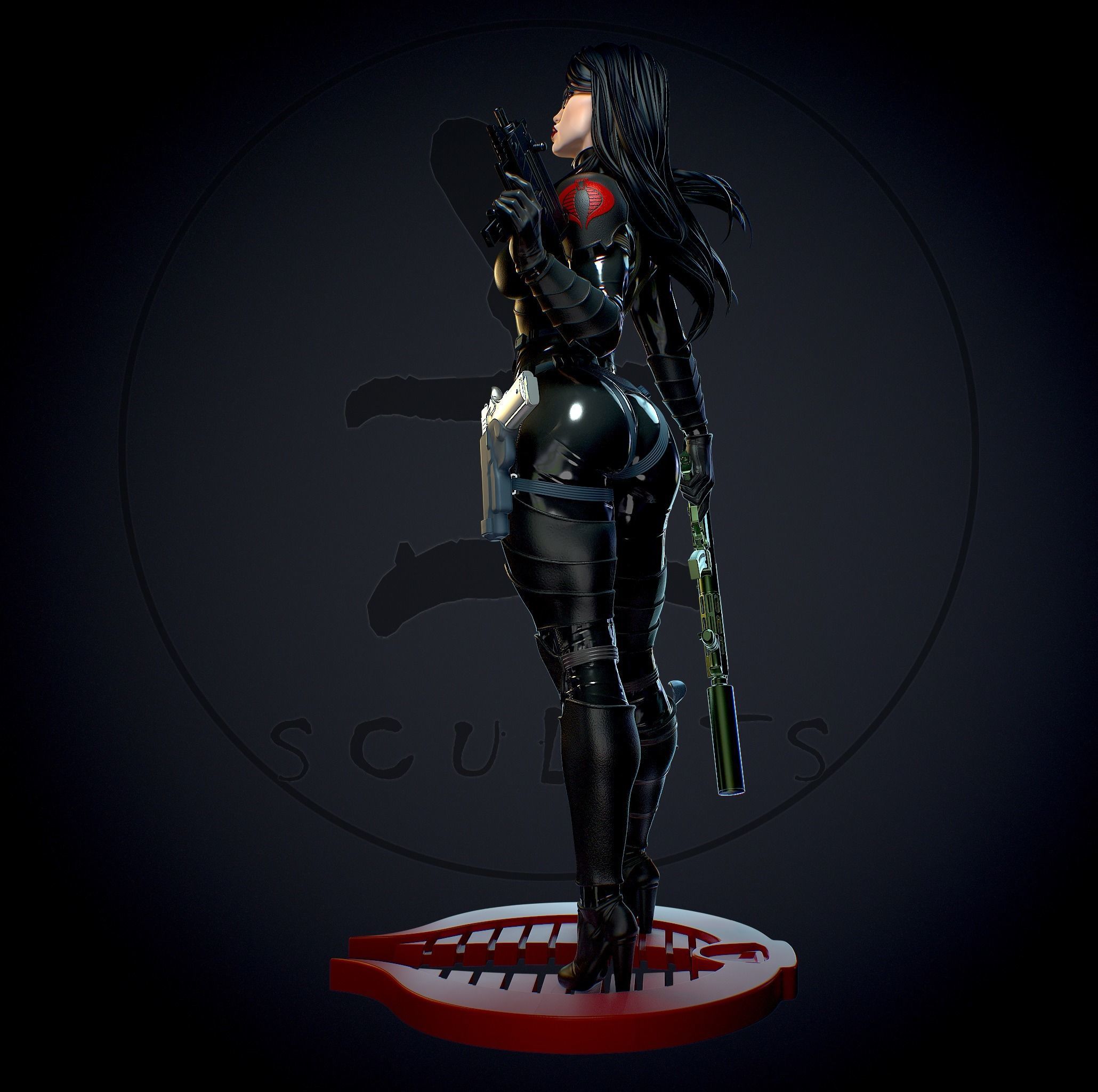 Baroness with NSFW 3D model 3D printable | CGTrader