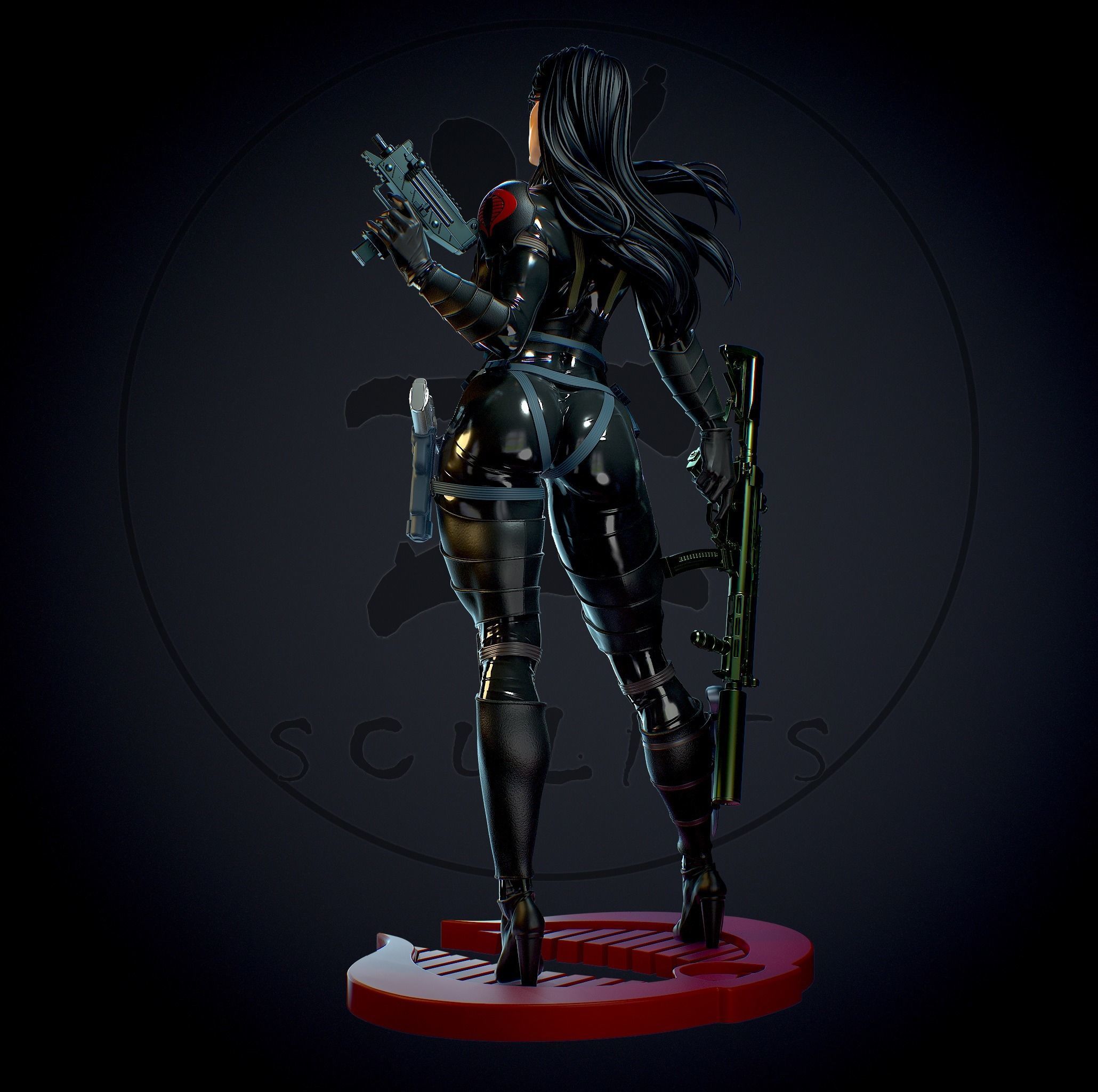 Baroness with NSFW 3D model 3D printable | CGTrader