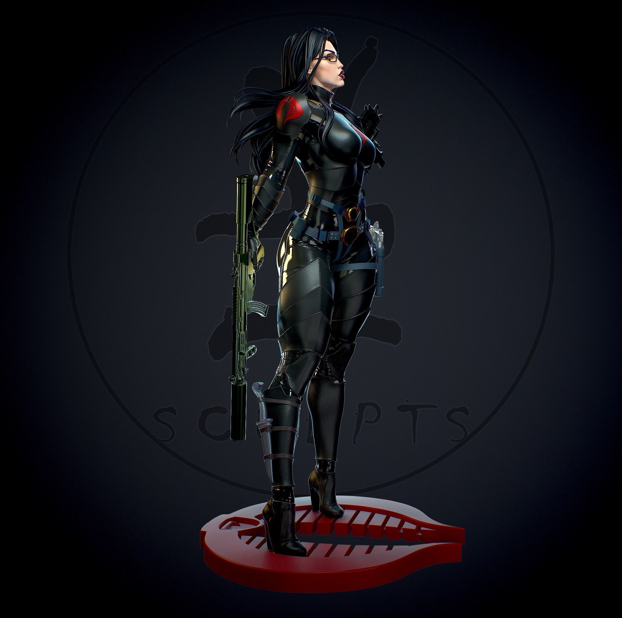 Baroness with NSFW 3D model 3D printable | CGTrader