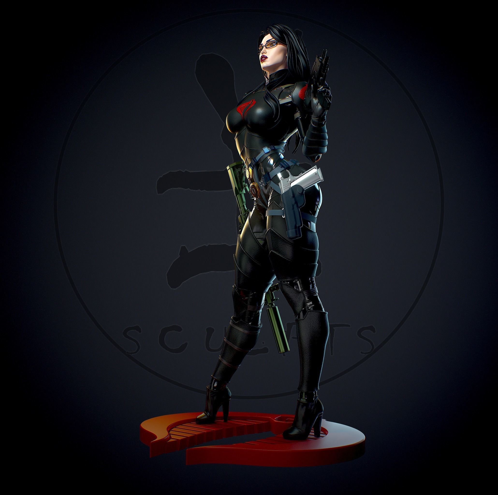 Baroness with NSFW 3D model 3D printable | CGTrader