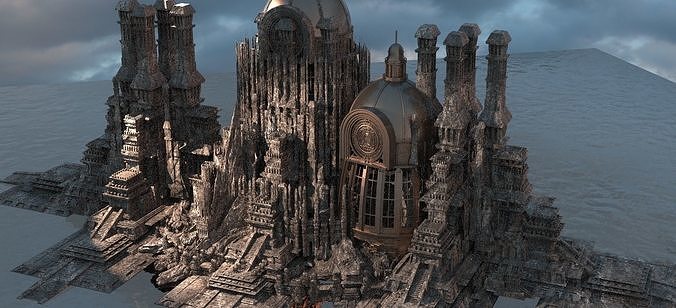 Philistine empire City Kitbash 3D model | CGTrader