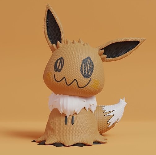 Pokemon - Mimikyu Eevee 3D model 3D printable | CGTrader