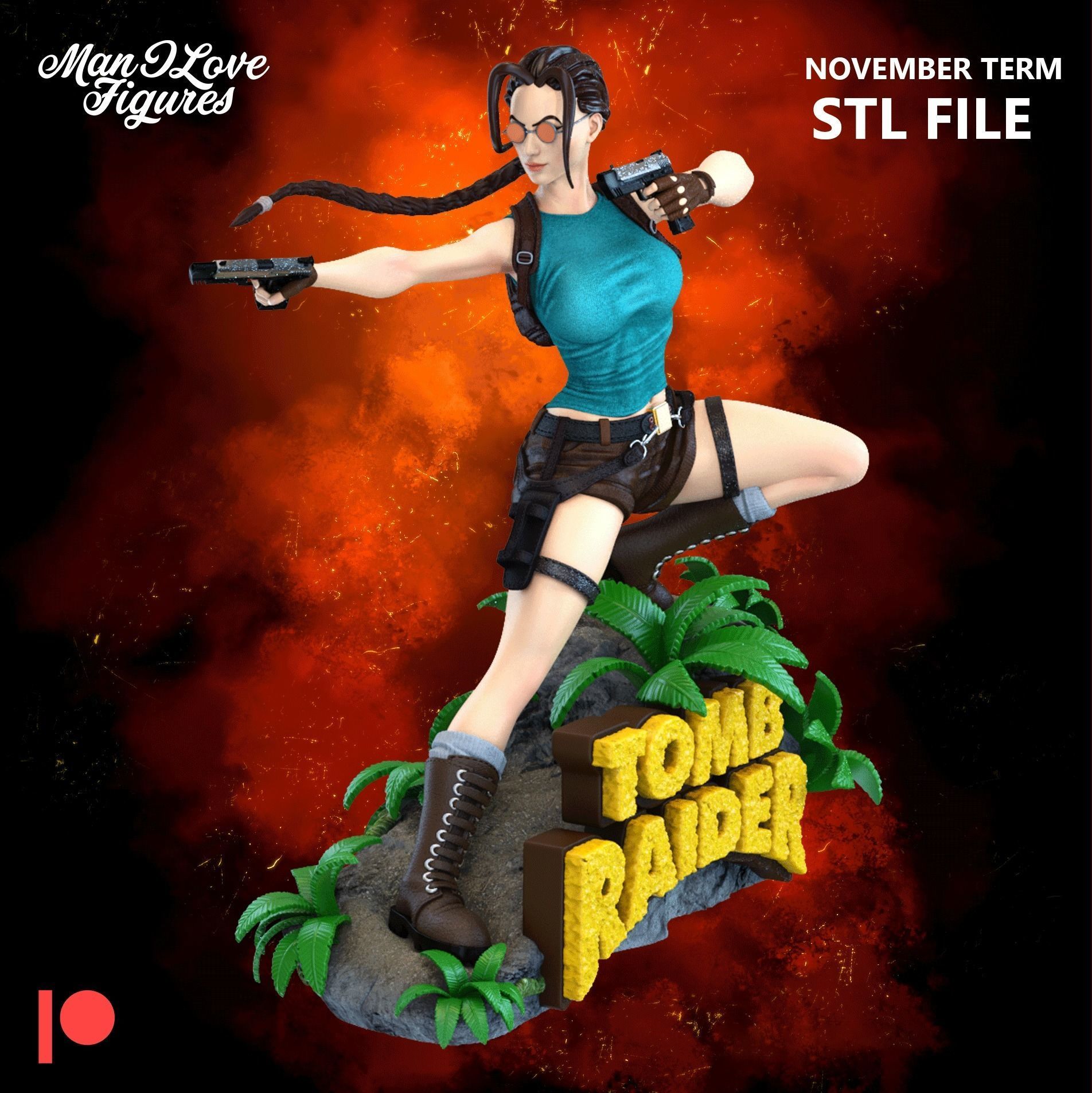 LARA CROFT FULL 3D model 3D printable | CGTrader