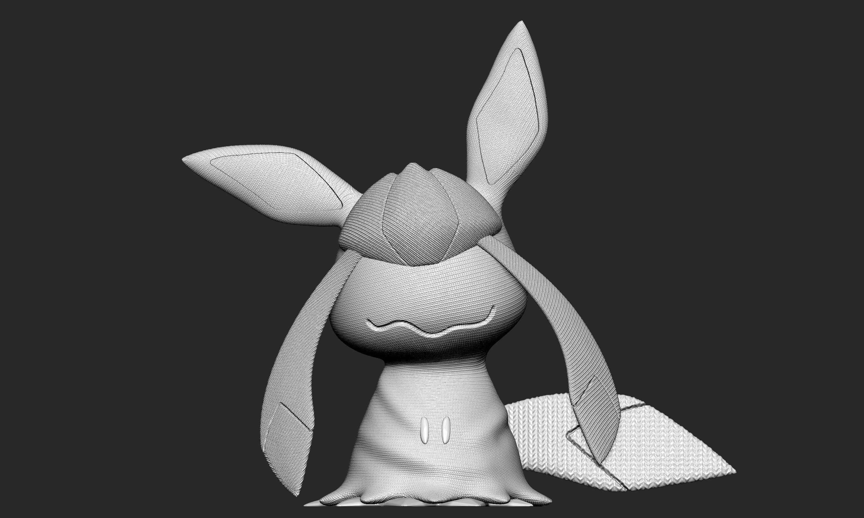 Pokemon - Mimikyu Glaceon 3D model 3D printable | CGTrader