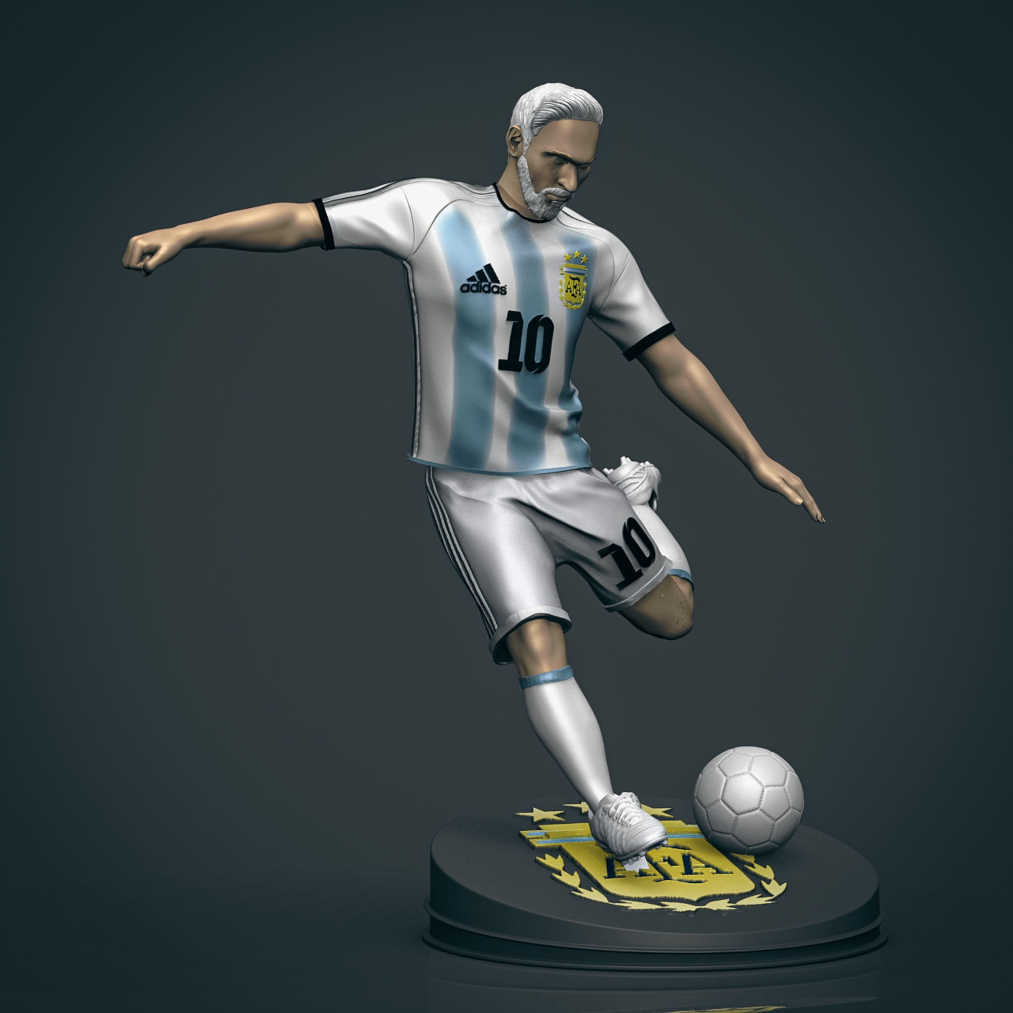 Lionel Messi 3D Printable 5 3D model 3D printable | CGTrader