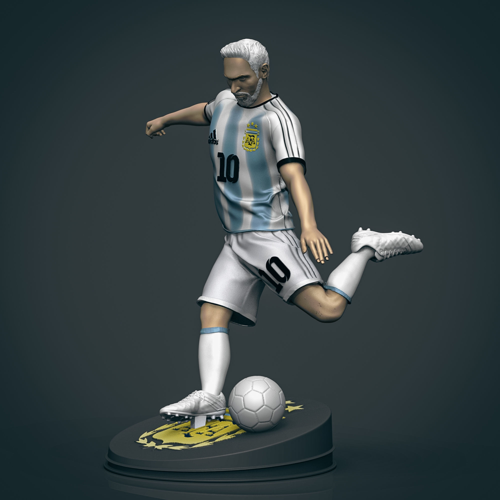 Lionel Messi 3D Printable 5 3D model 3D printable | CGTrader