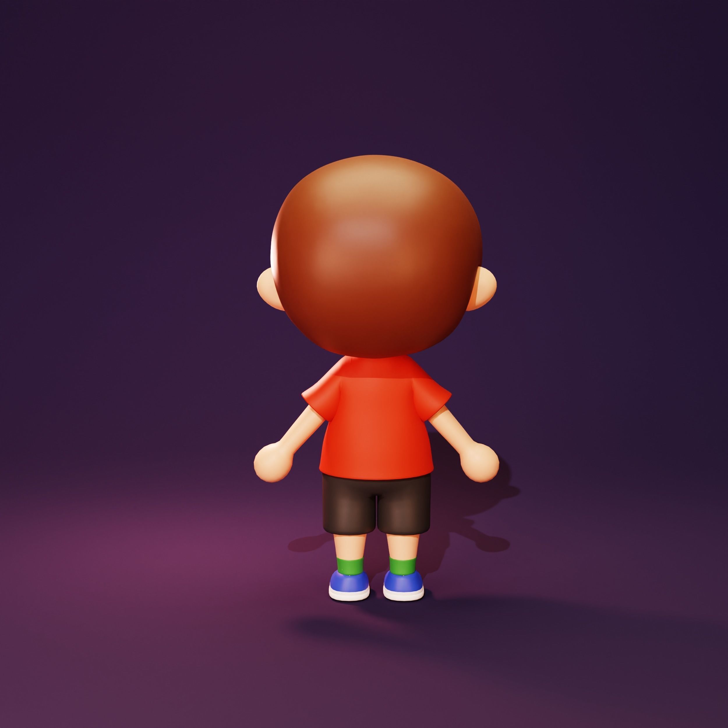 Character Male - Animal Crossing Cute Style 3D model | CGTrader