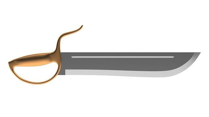 Butterfly Sword 01 3D model | CGTrader