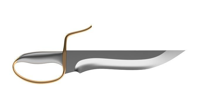 Butterfly Sword 02 3D model | CGTrader