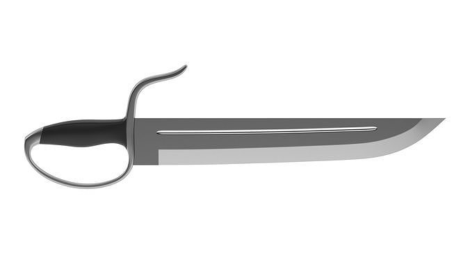 Butterfly Sword 04 3D model | CGTrader