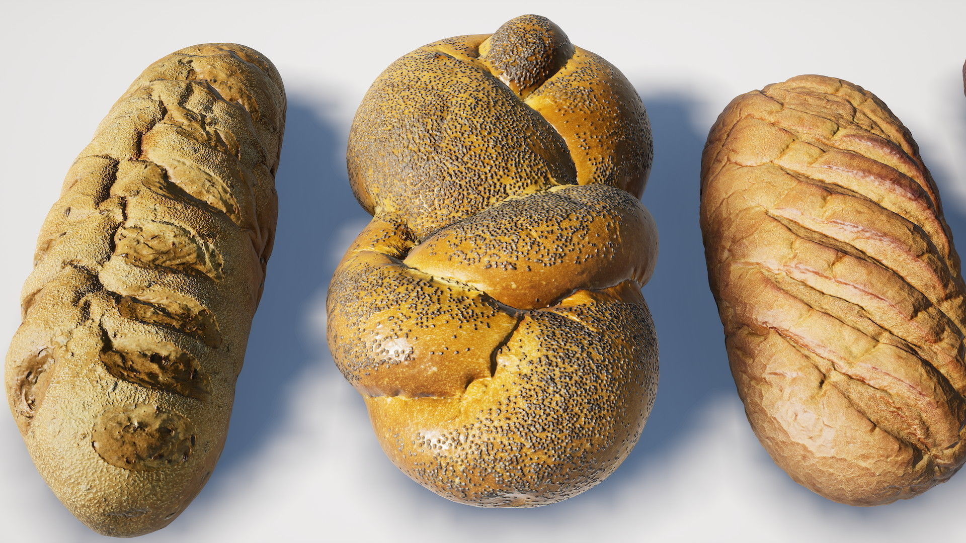 UE Bread Set 01 3D model | CGTrader