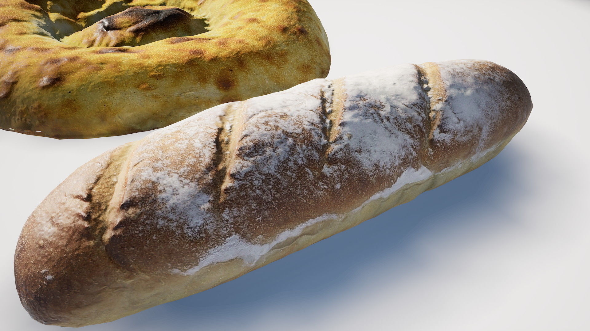 UE Bread Set 01 3D model | CGTrader