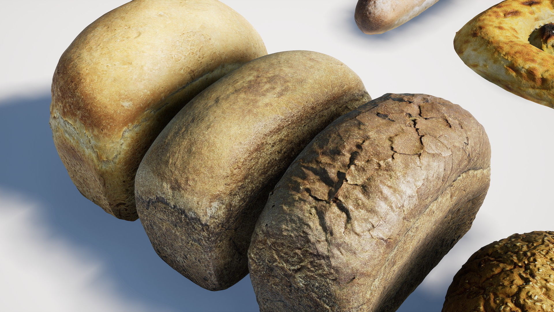 UE Bread Set 01 3D model | CGTrader
