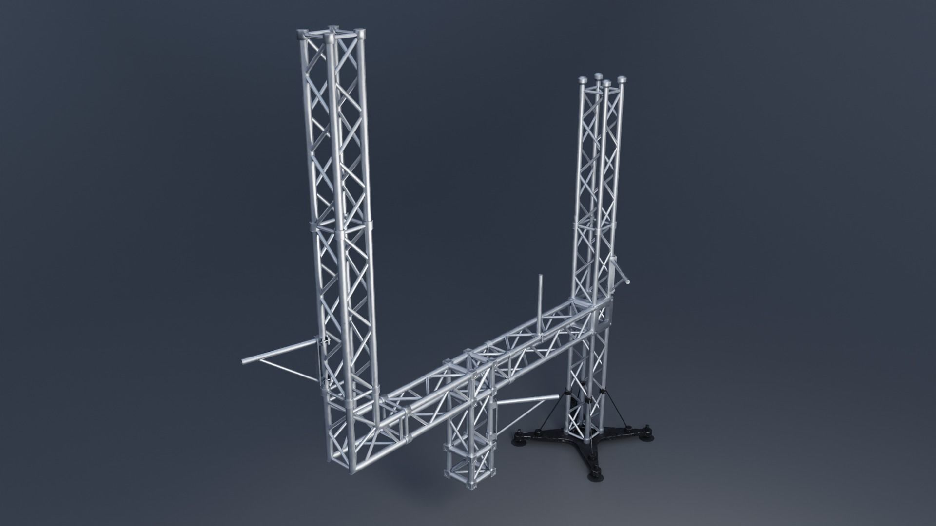 3D model Clean and Rusty Trusses 4K and 2K VR / AR / low-poly | CGTrader