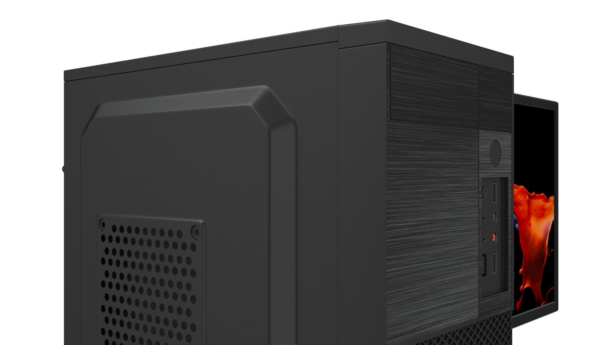 Desktop and Monitor Generic 3D model | CGTrader