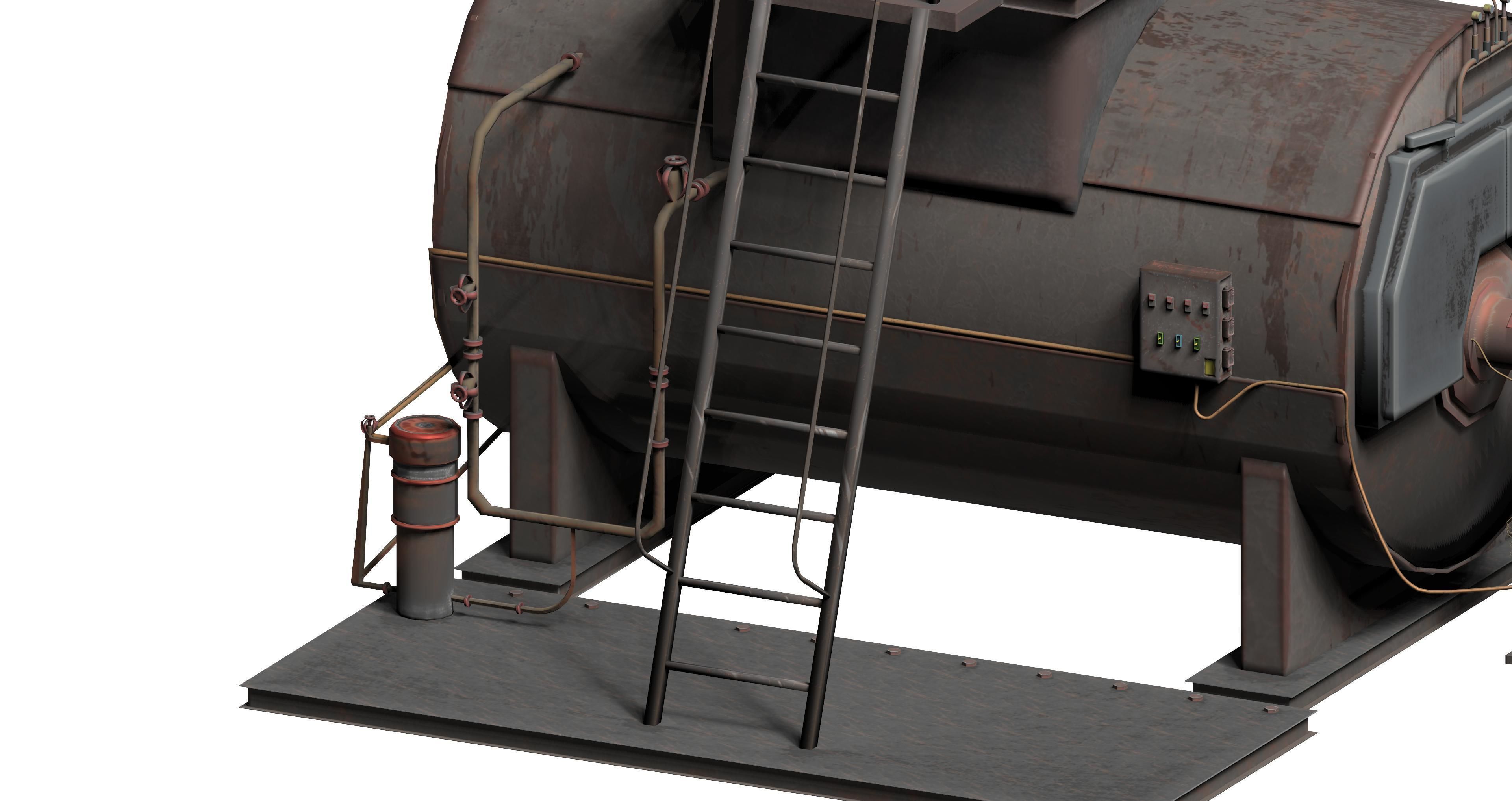 3D model Steamboiler generator boiler tank VR / AR / low-poly | CGTrader