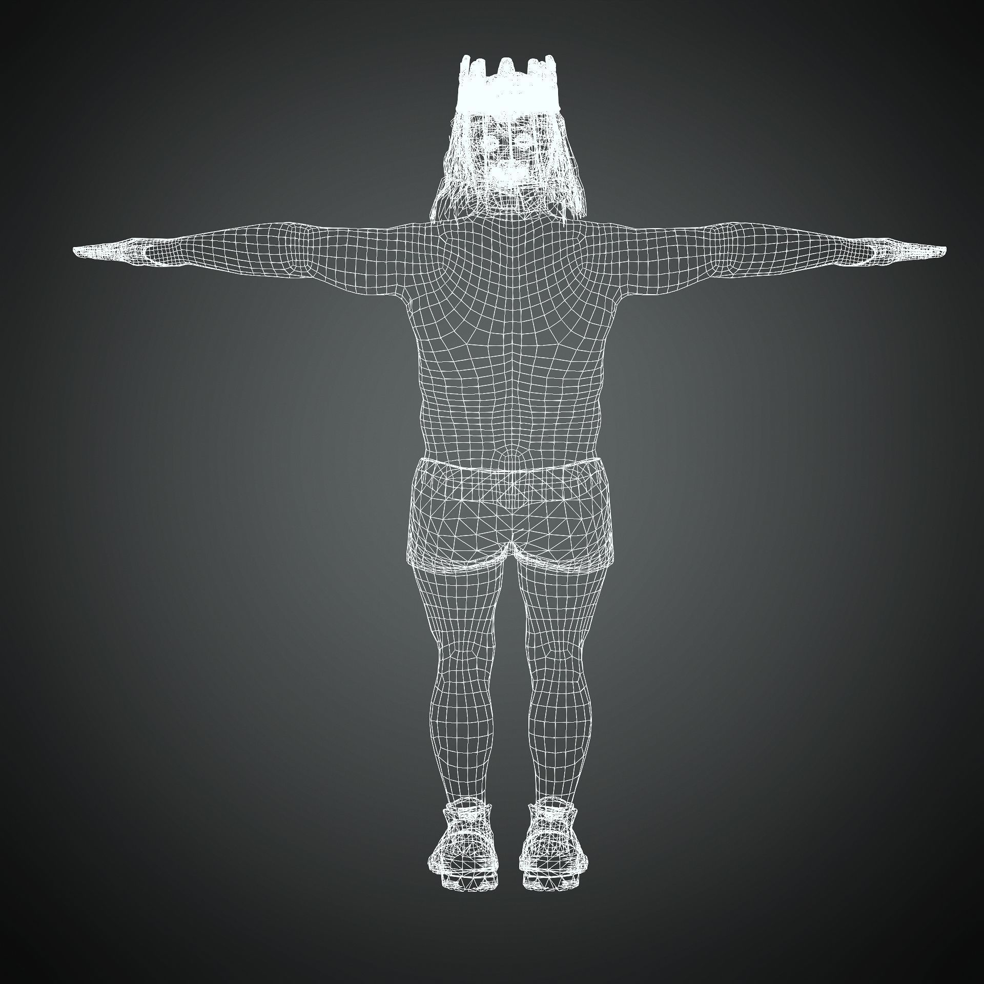 3D model Crazy Homeless - King Poverty Character - Rigged and ...