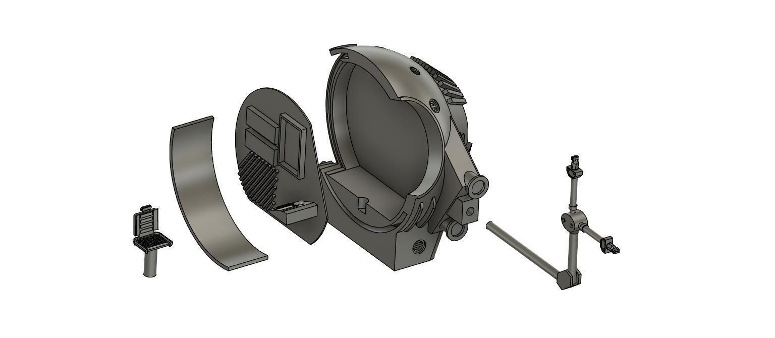 JOINTED EVA POD 2001 a space odyssey 3D model 3D printable | CGTrader