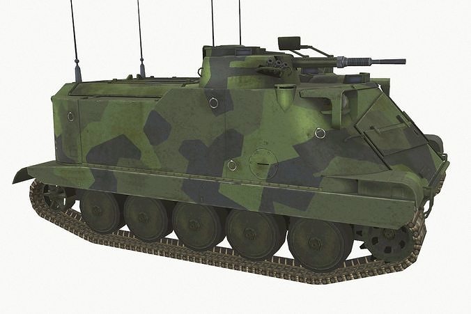3D model Pansarbandvagn 302 VR / AR / low-poly | CGTrader
